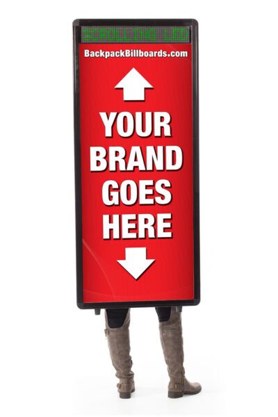 Backpack Billboards - Backpack Billboards - Walking Billboard Display