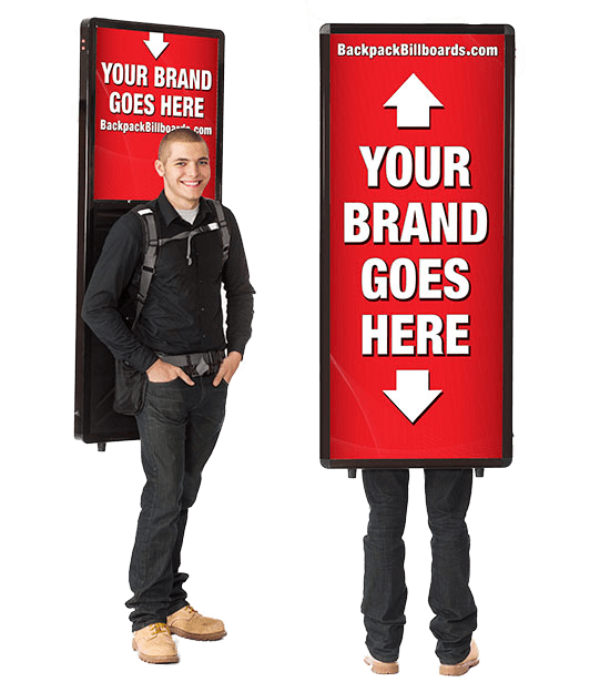 Backpack Billboards - Backpack Billboards - Walking Billboard Display