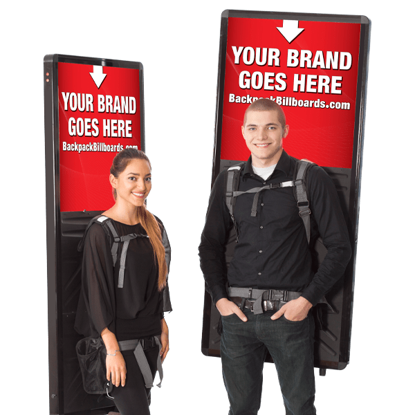 Shop - Backpack Billboards - Walking Billboard Display