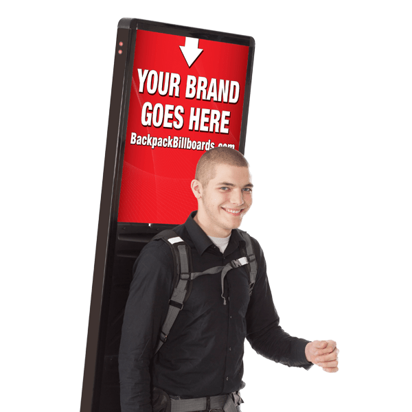 Media Specification - Backpack Billboards - Walking Billboard Display
